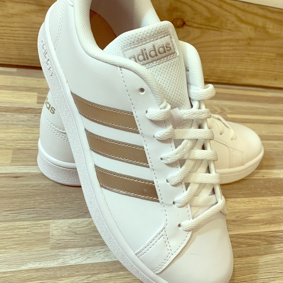 adidas | Shoes | Adidas Grand Court Tennis Shoes White Leather | Poshmark